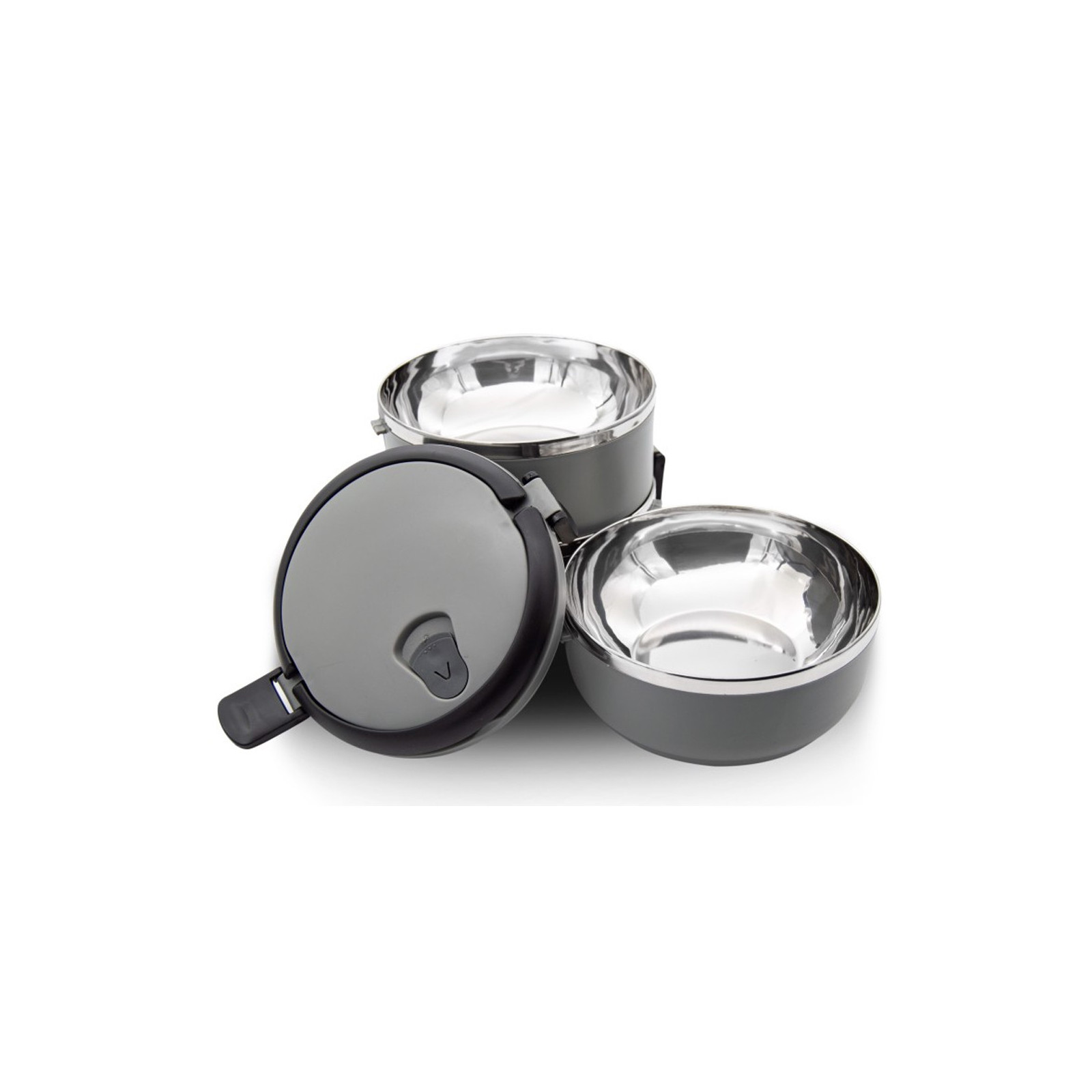 Termos obiadowy 3 częściowy menażka z uchwytem pojemnik na obiad Meyerhoff TR-933-3